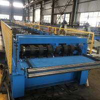 China 20m/min High Speed Metal Steel Floor Deck Roll Forming Machine with Servo Cutting 0.8-1.5mm for sale