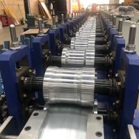 China 18 Stations Shutter Door Roll Forming Machine 7.5KW 6m / Min With Perforated Holes for sale