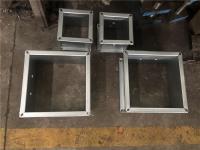 China 100*100mm-300*300mm Width Adjustable HVAC Fire Damper Duct Frame Roll Forming Machine for sale