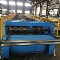 China Servo Following Cutting Embossing 20M/Min Deck Floor Roll Forming Machine for sale