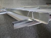 China 0.6mm Galvanized Steel Triangle Keel Spring Tee Roll Forming Machine 12 Stations for sale