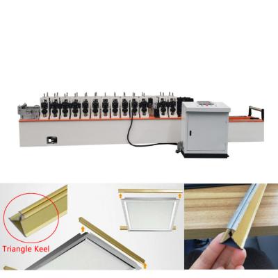 China Triangle Keel Suspended Ceiling Grid Roll Forming Machine 0.3-0.6mm Thickness 25x22mm for sale