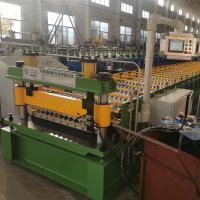 China 0.17mm Thickness Corrugated Roof Panel Roll Forming Machine for sale