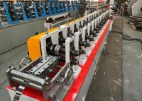 China 0.6mm Thickness Size U Channel Profile Roll Forming Machine Gear Driven for sale