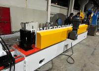 China Stainless Steel 10x10mm U Truck Roll Forming Machine 15 Stations Servo Cutting for sale
