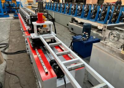 China Stainless Steel 10x10mm U Truck Roll Forming Machine 15 Stations Servo Cutting for sale