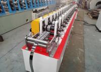 China 0.6mm Stainless Steel U Rail Roll Forming Machine With Non Stop Cutting for sale