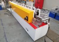 China 0.6mm Stainless Steel U Rail Roll Forming Machine With Non Stop Cutting for sale