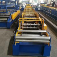 China Galvanized Steel Valley Gutter Downspout Roll Forming Machine With 18 Stations for sale