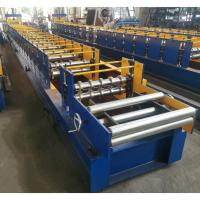 China Galvanized Steel Valley Gutter Downspout Roll Forming Machine With 18 Stations for sale