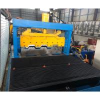 China 1.5mm Thickness Embossing Steel Deck Roll Forming Machine for sale