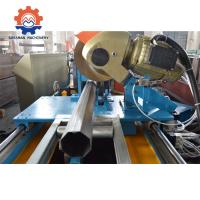 China Steel Octagon Downpipe Pipe Forming Machine 70mm Shaft 12m/min for Roller Shutter Door for sale