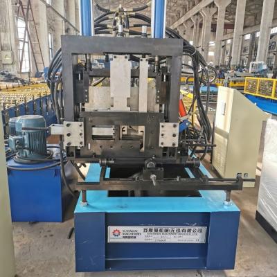 China CZ Interchangeable Purlin Roll Forming Machine 1.5-3.0mm Thickness 10-15m/min Speed for sale