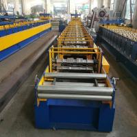 China Half Round Gutter Downspout Roll Forming Machine 0.3-0.8mm Thickness 380V 50Hz for sale