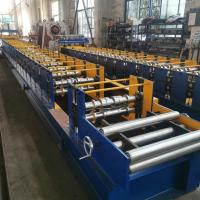 China Half Round Gutter Downspout Roll Forming Machine 0.3-0.8mm Thickness 380V 50Hz for sale