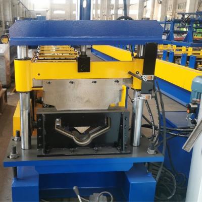 China Half Round Gutter Downspout Roll Forming Machine 0.3-0.8mm Thickness 380V 50Hz for sale