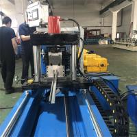 China 41x41mm Solar Frame Roll Forming Machine with 12m/min Speed and 16 Roller Stations for Structural Channels for sale