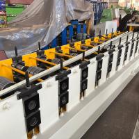 China Galvanized Steel 0.3-0.9mm Thickness Wall Angle Roll Forming Machine With PLC Control for sale