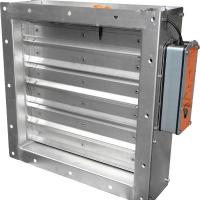 China VCD Fire Air Duct Damper Frame Roll Forming Machine With Punching for sale