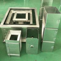 China VCD Fire Air Duct Damper Frame Roll Forming Machine With Punching for sale