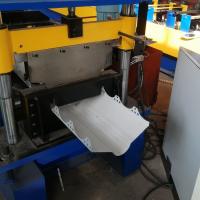 China 7.5 KW Motor Power Ridge Capping Roll Forming Machine with Perforation for sale