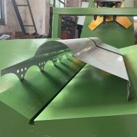 China Hydraulic Punching Ridge Cap Roll Forming Machine 10m/min 0.3-0.8mm for sale