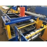China Hydraulic Punching Ridge Cap Roll Forming Machine Perforation 10m/Min for sale