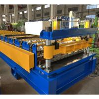 China Trapezoidal 12M/Min Metal Roofing Sheet Machine Chain Drive for sale