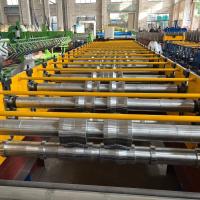 China Trapezoidal 12M/Min Metal Roofing Sheet Machine Chain Drive for sale