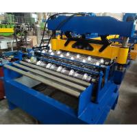 China Hydraulic Crimping Curved Roof Panel Roll Forming Machine 120 Degree 2.2KW for sale