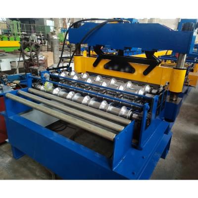 China Hydraulic Crimping Curved Roof Panel Roll Forming Machine 120 Degree 2.2KW for sale
