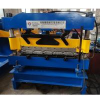 China Hydraulic Crimping Curved Roof Panel Roll Forming Machine 120 Degree 2.2KW for sale