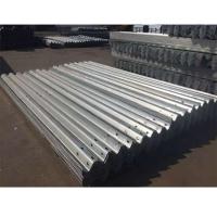 China Galvanized Steel 4mm Thickness 3 Waves Highway Guardrail Roll Forming Machine 55KW Motor for sale