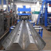 China 3 Waves Highway Guardrail Roll Forming Machine 1mm-4mm Galvanized Coil for sale