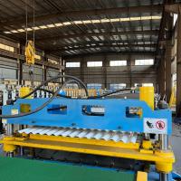 China 0.45mm PPGI Aluminum Double Layer Roll Forming Machine With 1220mm Coil Width for sale