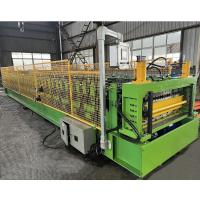China 0.17-0.45mm Thickness Plc Double Layer Roll Forming Machine With Front Manual Cutting for sale