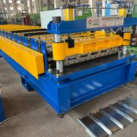 China PPGI Color Steel Roofing Roll Forming Machine 0.3-0.8mm Thickness 1220mm Coil Width for sale