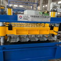 China 1220mm Width Roofing Panel Roll Forming Machine 0.3-0.8mm Thickness Metal Sheet for sale