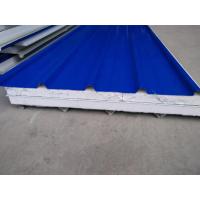 China 0.4-0.8mm Colored Steel Sandwich Panel Roll Forming Machine Production Line 6m/min for sale