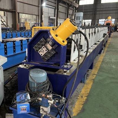 China Hydraulic Punching C-Shape Strut Roll Forming Machine for 1.5-2.8mm Steel with 12m/min Speed for sale