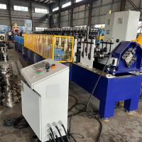 China Gearbox Driven Galvanized Steel Slotted Channel C Post Roll Forming Line 1.0-2.0mm for sale