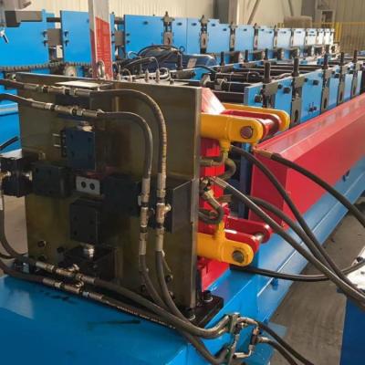 China 0.3-0.8mm Thickness 300mm 400mm Width Square Water Down Pipe Roll Forming Machine for sale