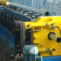 China Round Downspout Roll Forming Machine 0.4-0.8mm Thickness 300mm Width Drain Pipe for sale