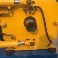 China 0.4-0.8mm Thickness PPGI 75mm Diameter Drain Pipe Round Rain Downspout Roll Forming Machine for sale