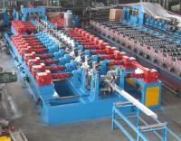 China 4mm Galvanized Steel C Z Purlin Roll Forming Machine - 17 Forming Stations, 12-15m/min Speed, 22kW Motor for sale