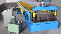China 380V 30kW Floor Deck Roll Forming Machine for Guardrail & Silo - 0.6-1.2mm Steel, 1220mm Width for sale