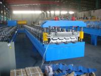 China Durable Roof Panel Roll Forming Machine With Mitsubishi / Siemens Control System for sale