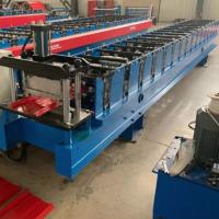 China Snap Lock Roofing Sheet Roll Forming Machine 0.3-0.8mm 16 Rollers 75mm Shaft for sale