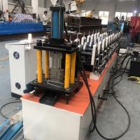 China Stainless Steel L Type Corner Angle Roll Forming Machine 0.3-0.8mm Thickness 17 Rollers PLC Control for sale
