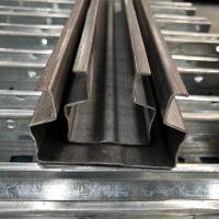 China Galvanized Steel Racking Upright Roll Forming Machine 1.2-2mm Thickness 76x70 Profile with Hole Punching for sale